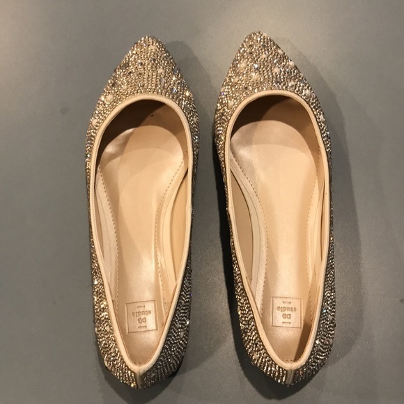 Shoes | Crystal And Iridescent Stone Ballet | Poshmark